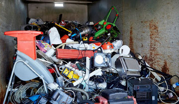 Elektroschrottcontainer Köln // RWR REMONDIS Wertstoff-Recycling